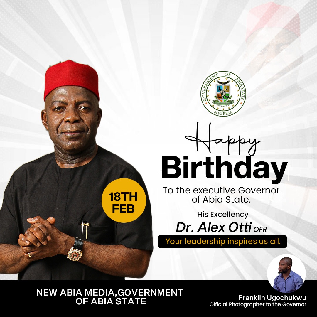 ALEX OTTI @59: PORTRAIT OF THE FACE OF NEW ABIA - Alex Otti Website